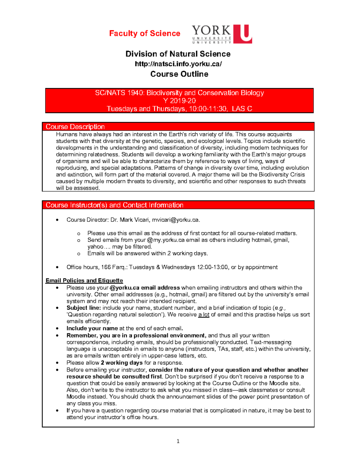 1940 Y2019-20 course outline - Warning: TT: undefined function: 32 Division of Natural Science ...