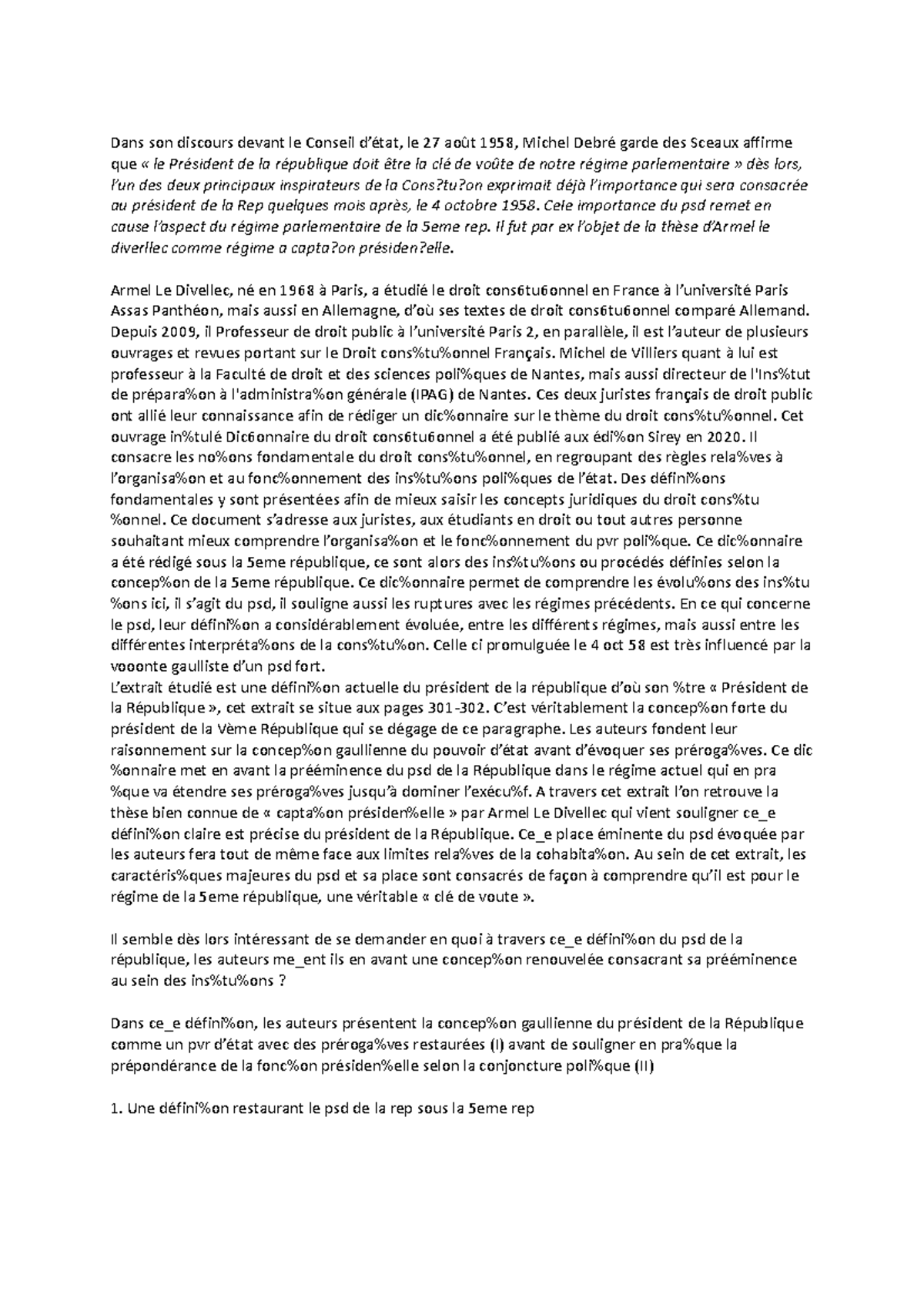 Dans son discours devant le Conseil d - Dans son discours devant le ...