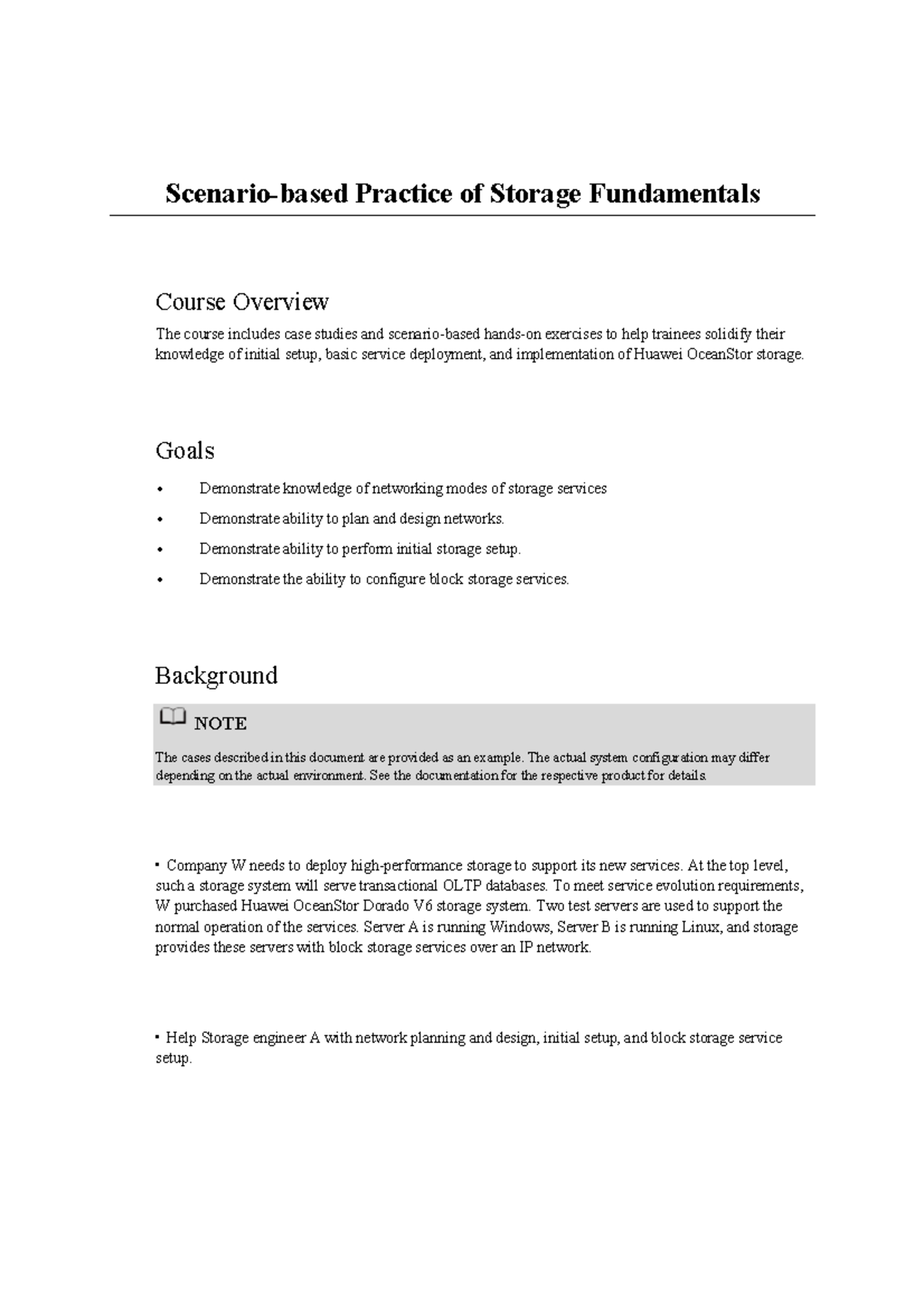 Laboratoty work2 - Notes - Scenario-based Practice of Storage ...