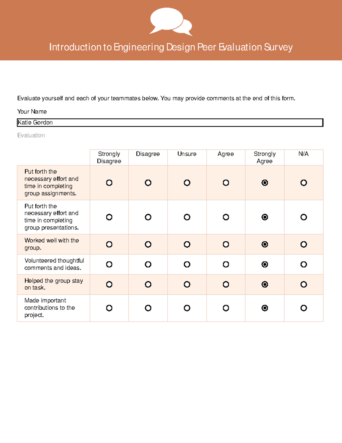 Design project peer evaluation 3D printed useful device - Introducti on ...
