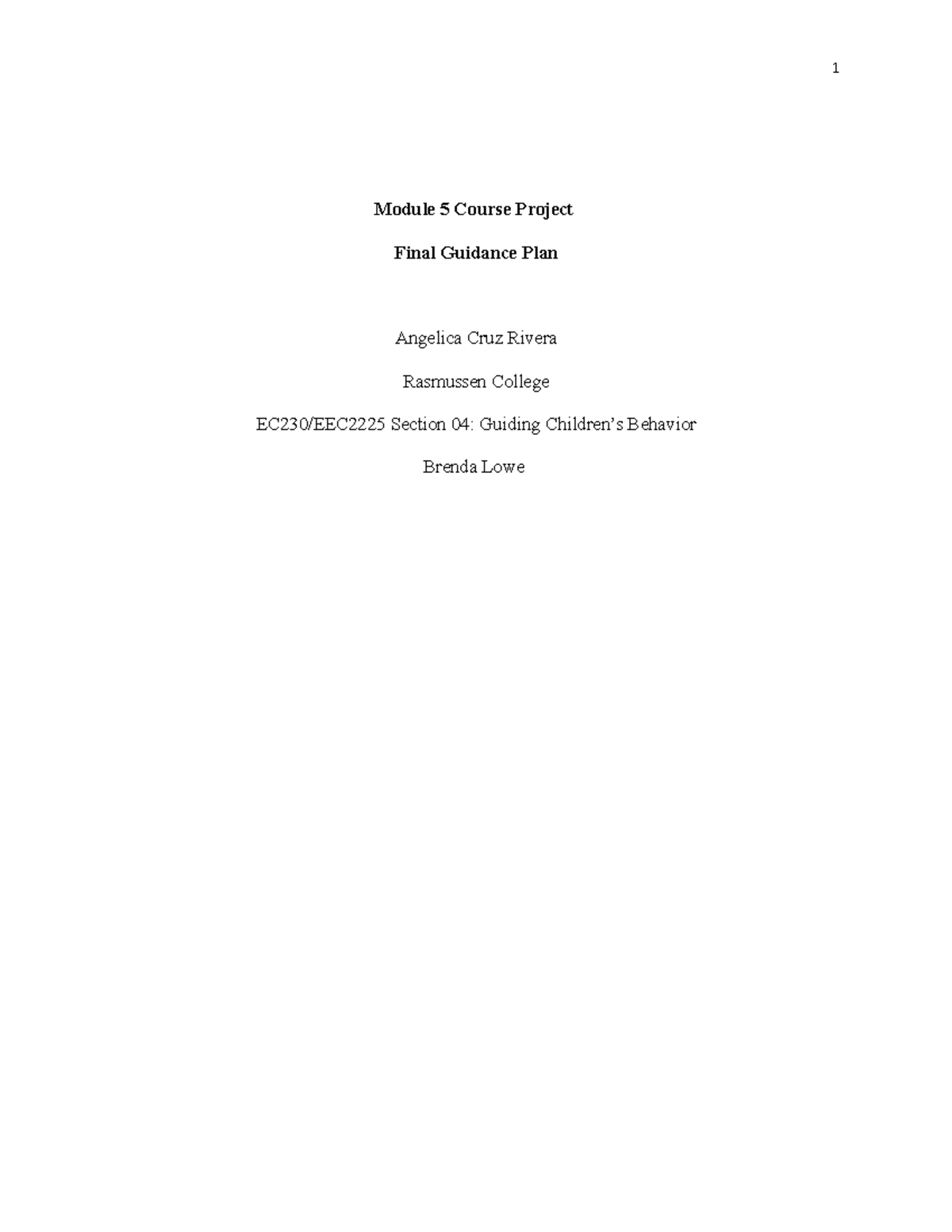 ACruz Rivera Module 5Course Project 121320 - EEC 2225 - StuDocu