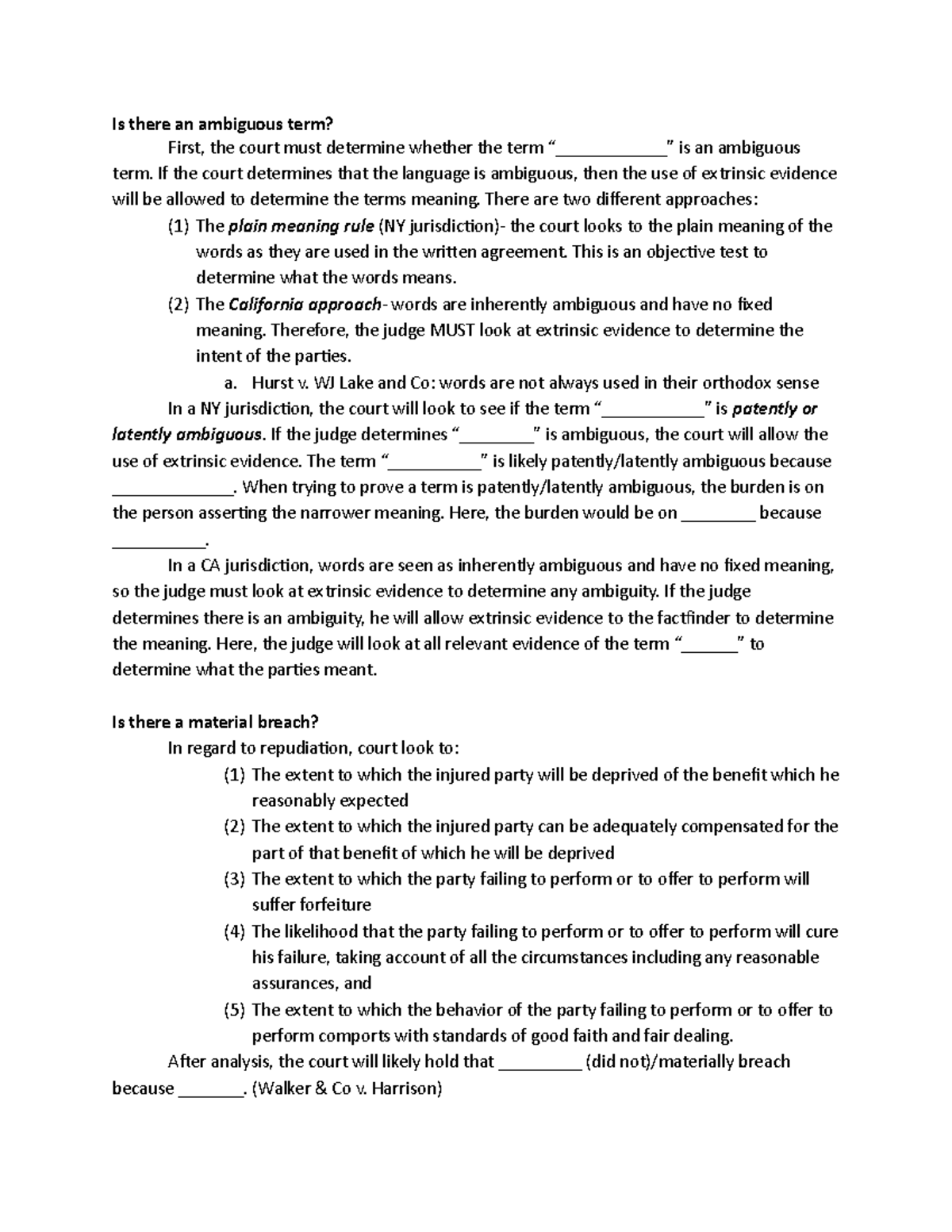 Is there an ambiguous term - Is there an ambiguous term? First, the ...