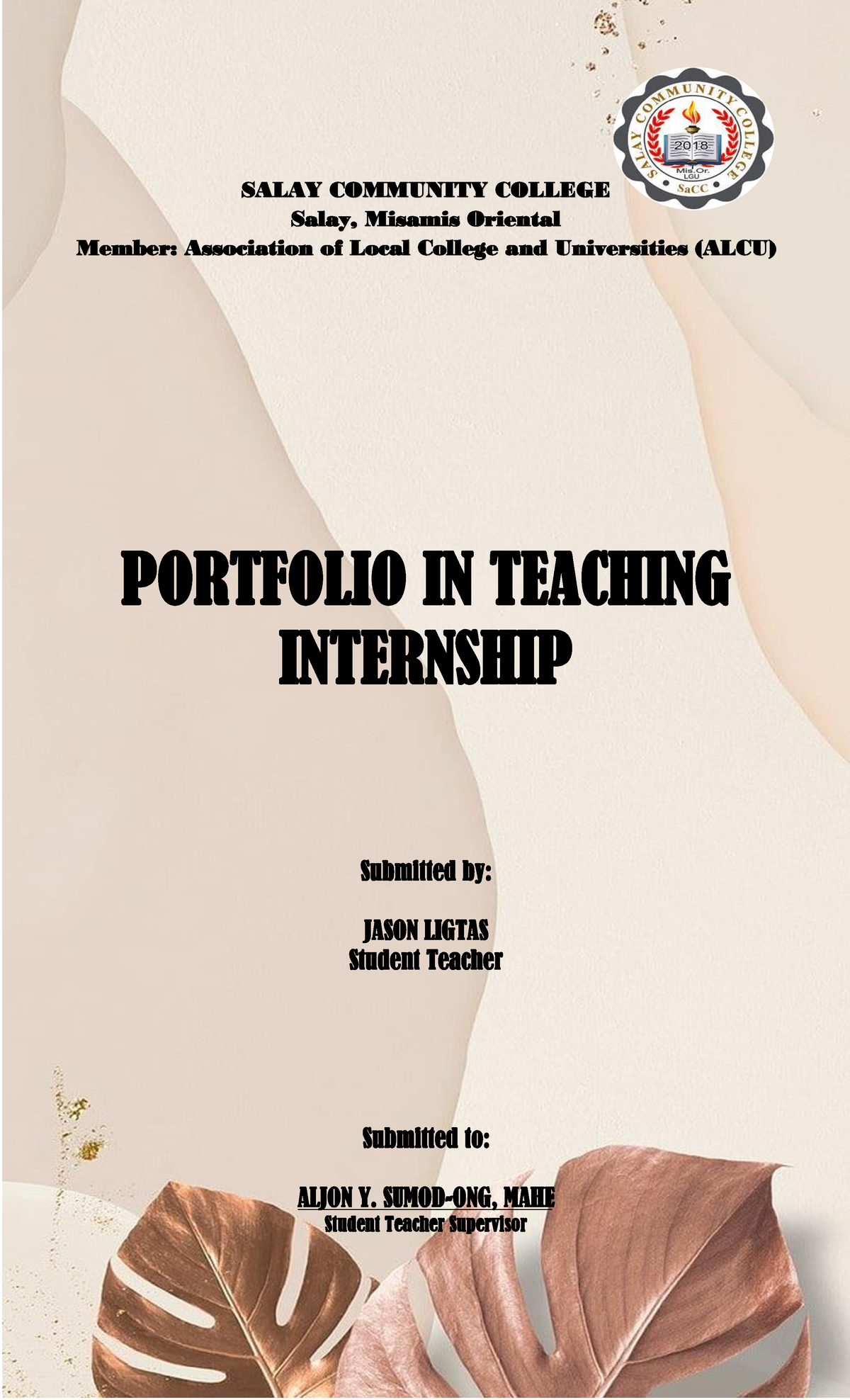 Jaspn- Final-PORT - saaaa SALAY COMMUNITY COLLEGE Salay, Misamis ...