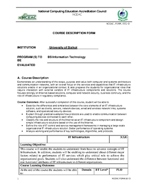 IT-106 Object Oriented Programming Outline - University of Gujrat Faculty of CS & IT Title - Studocu