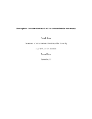 BUS 210 Module Two Assignment - Anna DeLima Sarah Skafidas BUS 210 ...