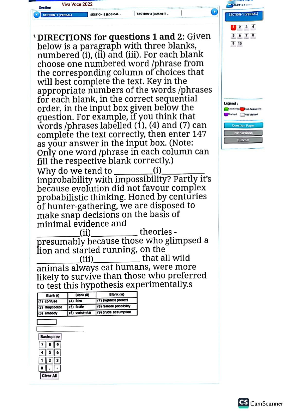 Viva Voce SKE - viva voice for aptitude and reasoning ability given in ...