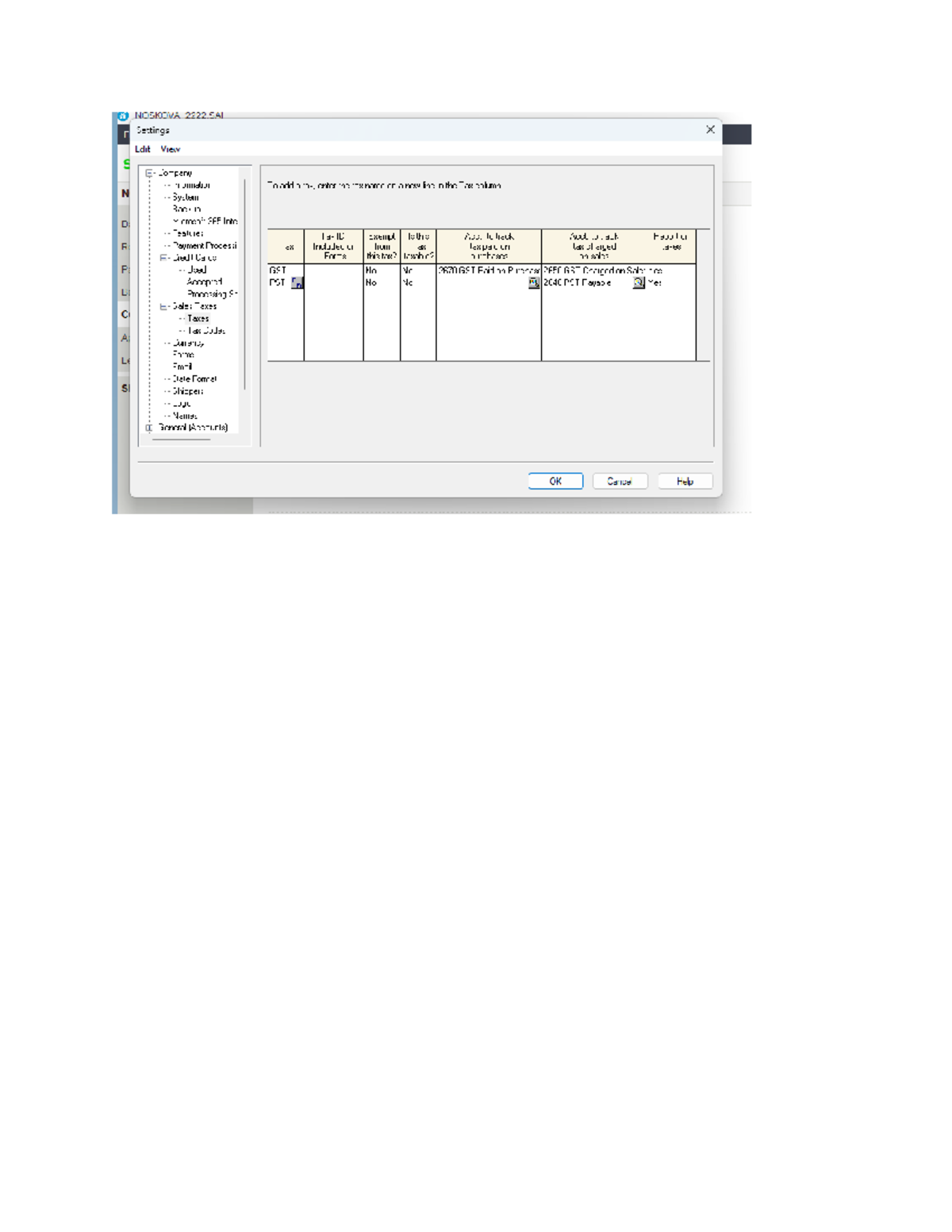 Screen Shots - Sales Taxes - ACCT 2281 - Studocu