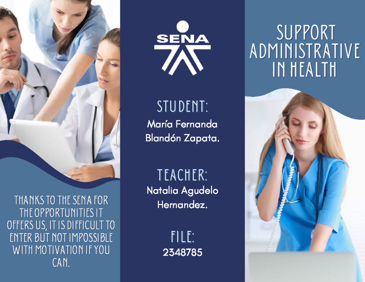 Folleto - Inglés - ingles - SENA - Studocu