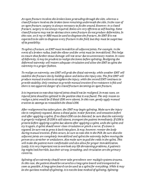 EMT Basic Week 1 Notes - Week 1 The chain of survival describes the ...