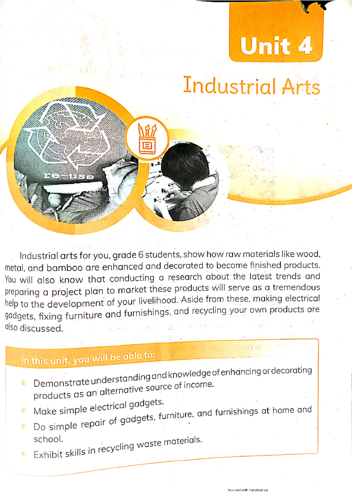 TLE6- Industrial-ARTS - BSED Science - Studocu