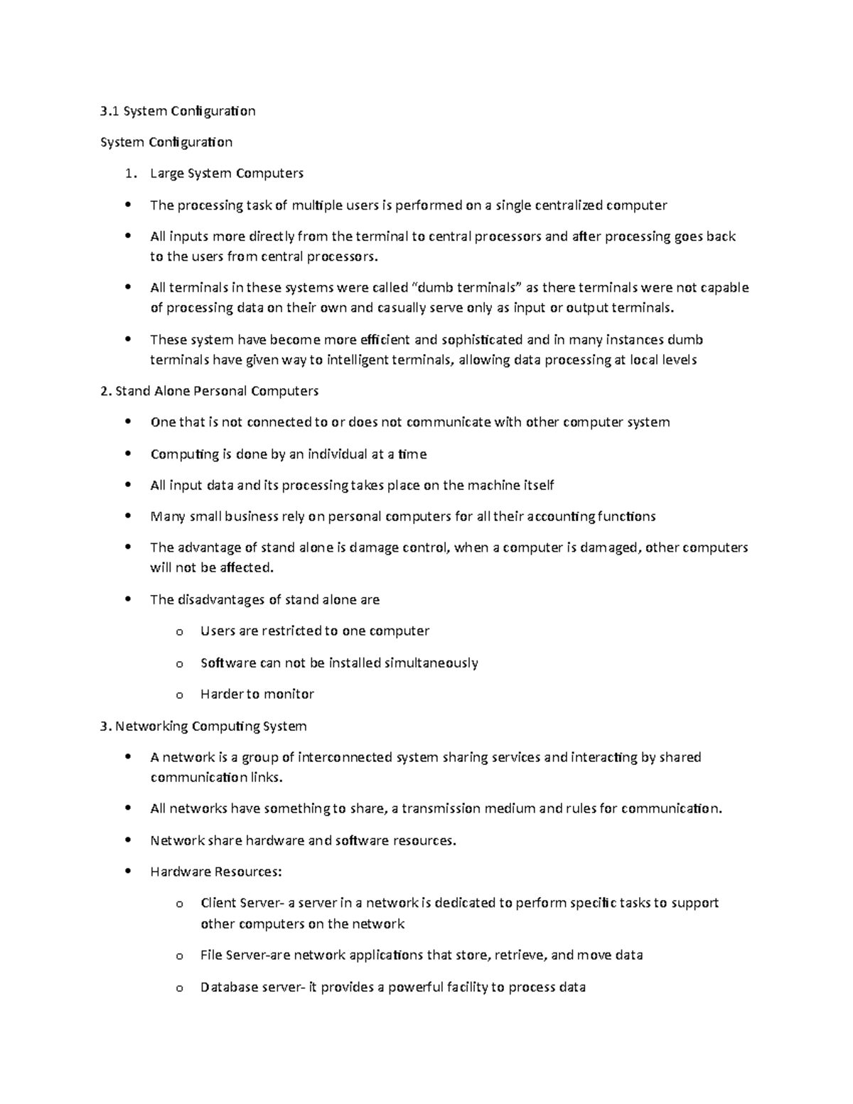 Module 3 - 3 System Configuration System Configuration Large System ...