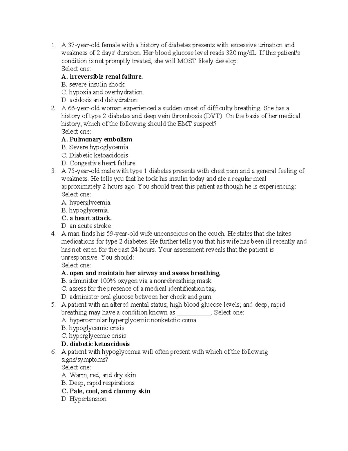 Study material question endo - A 37-year-old female with a history of ...