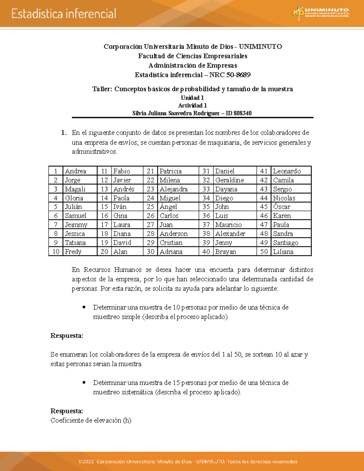 Uni1 act1 Tal Con bas pro tam mue - Corporación Universitaria Minuto de ...