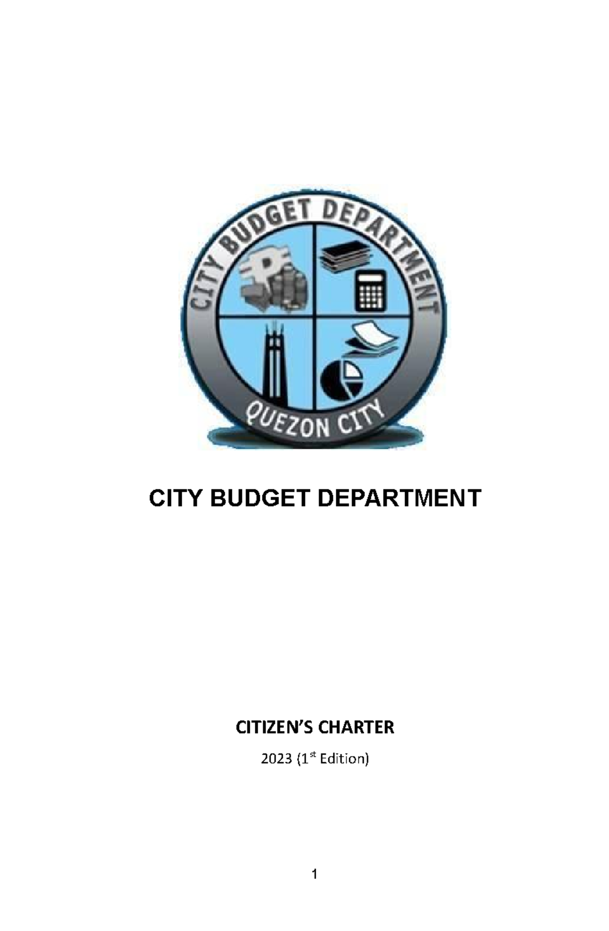 Budget 2023 Preparation SAmple - CITY BUDGET DEPARTMENT CITIZEN’S ...