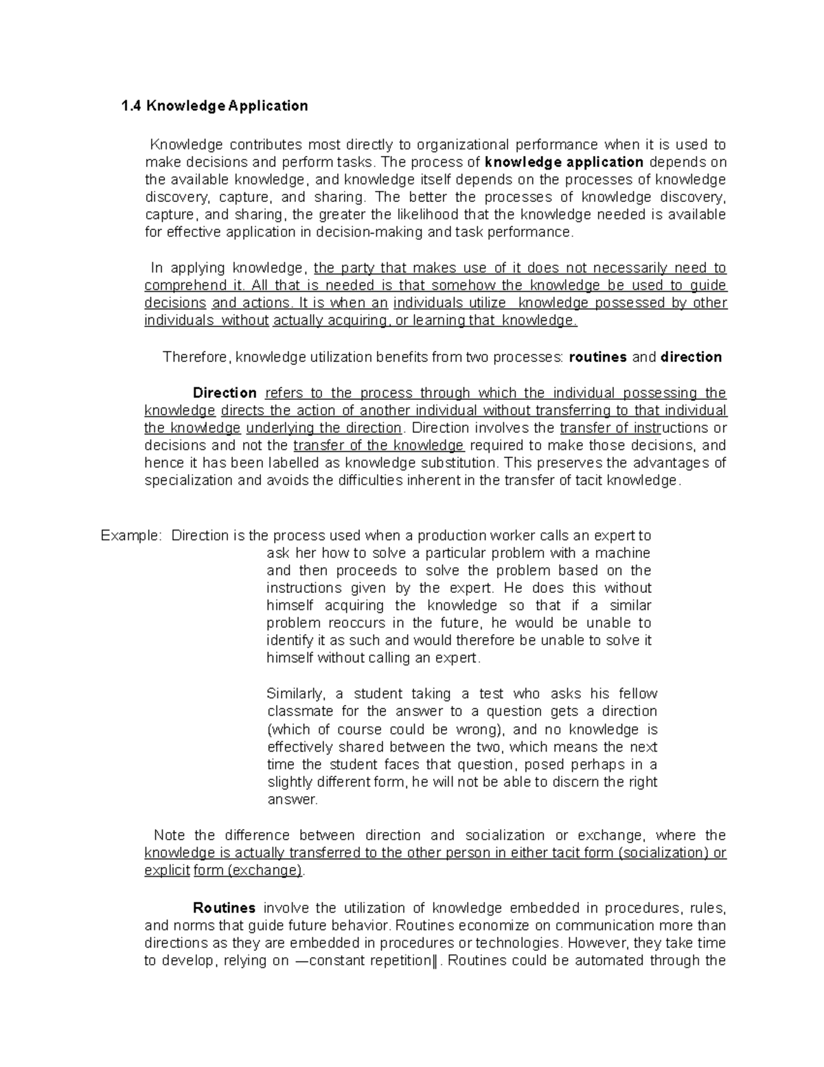 Knowledge and Management in ICT for Business Administration - 1 ...