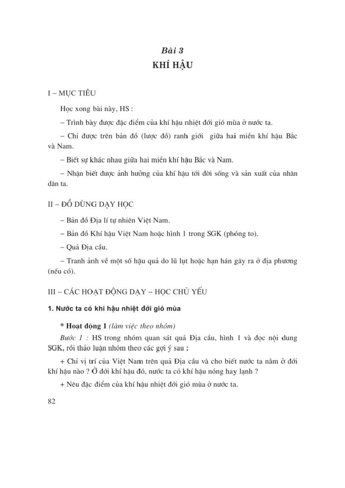 Sach giao vien lich su va dia li lop 5 bai 3 khi hau - Giáo dục học ...