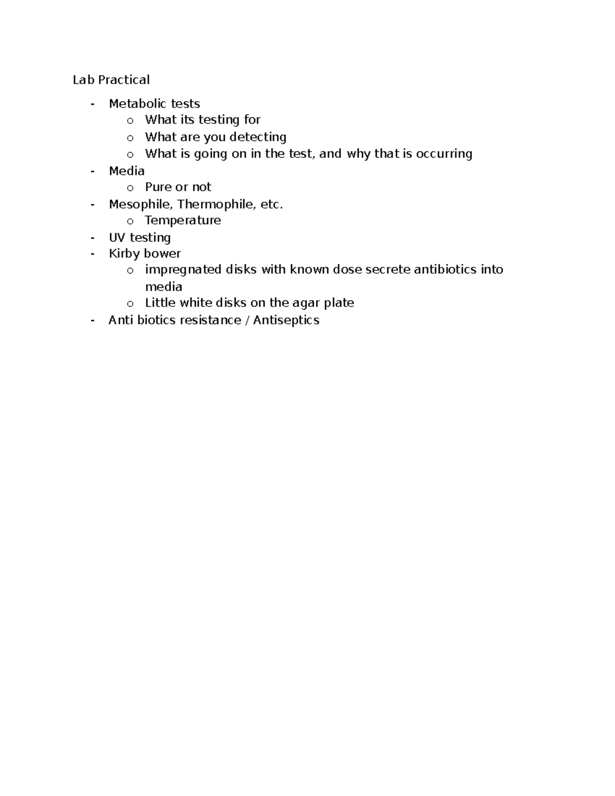 Lab Practical 2 Review - Study Guide - BIOL 3411 - Lab Practical ...