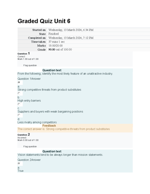 Graded Quiz 2 Week 6 ECON 1580 - 1. ECON 1580-01 - AY2024-T 2. Graded ...