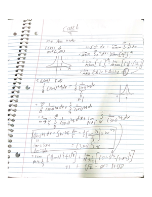 5.4 2 - Lesson notes for Calc II - dx Subd) aT ae (Cagxy 4, ae 6 Chay ...