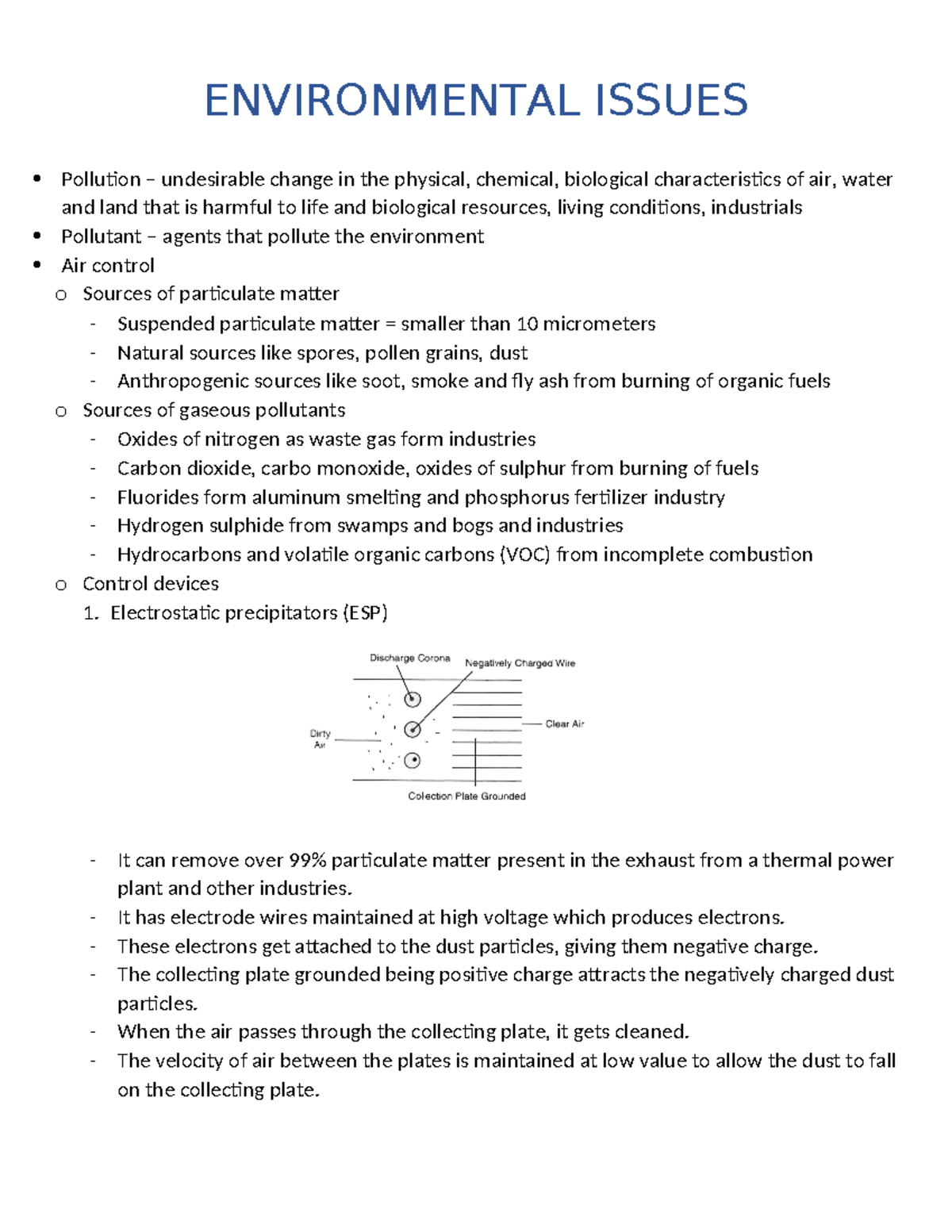 Environmental Issues - Summary Biology II - Evolution, Ecology ...