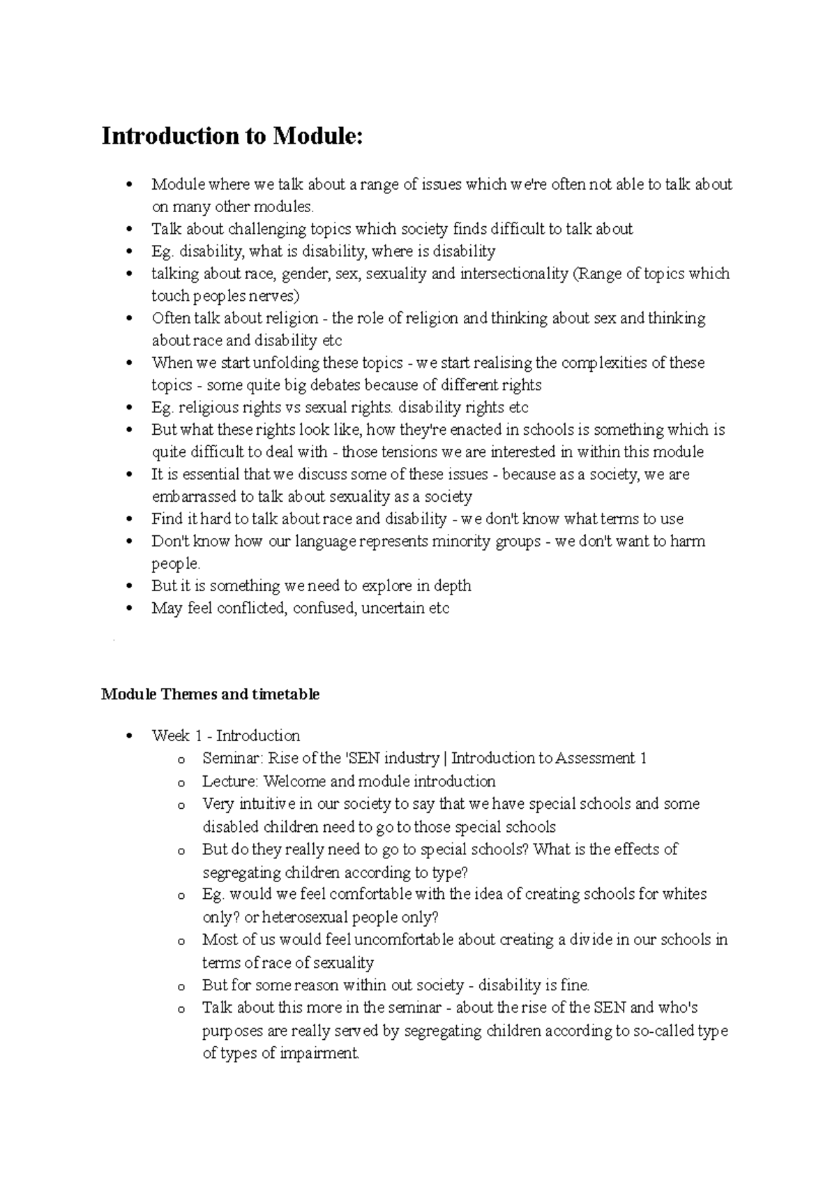 CI Introduction - Introduction to Module: Module where we talk about a ...