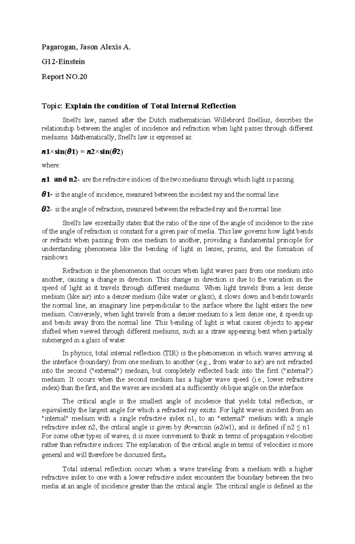 Conso - nigga - Pagarogan, Jason Alexis A. G12-Einstein Report NO ...