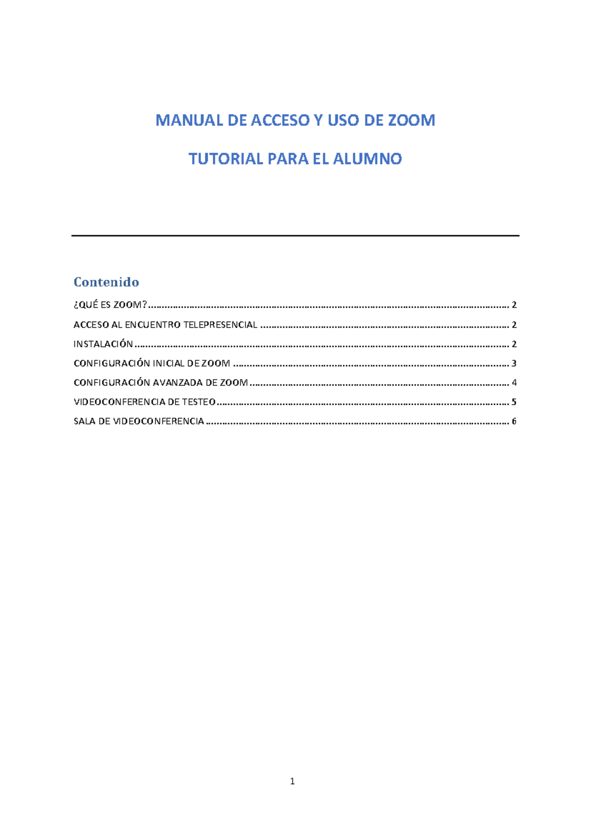 2019 0308 Manualzoom - MANUAL DE ACCESO Y USO DE ZOOM TUTORIAL PARA EL ...