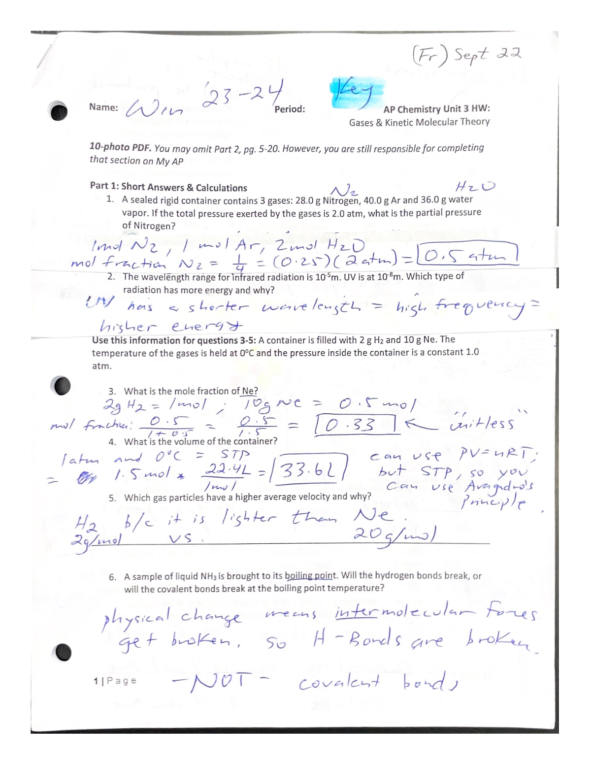 Unit 3 Key SA & FRQ-1 - Unit 3 - Studocu