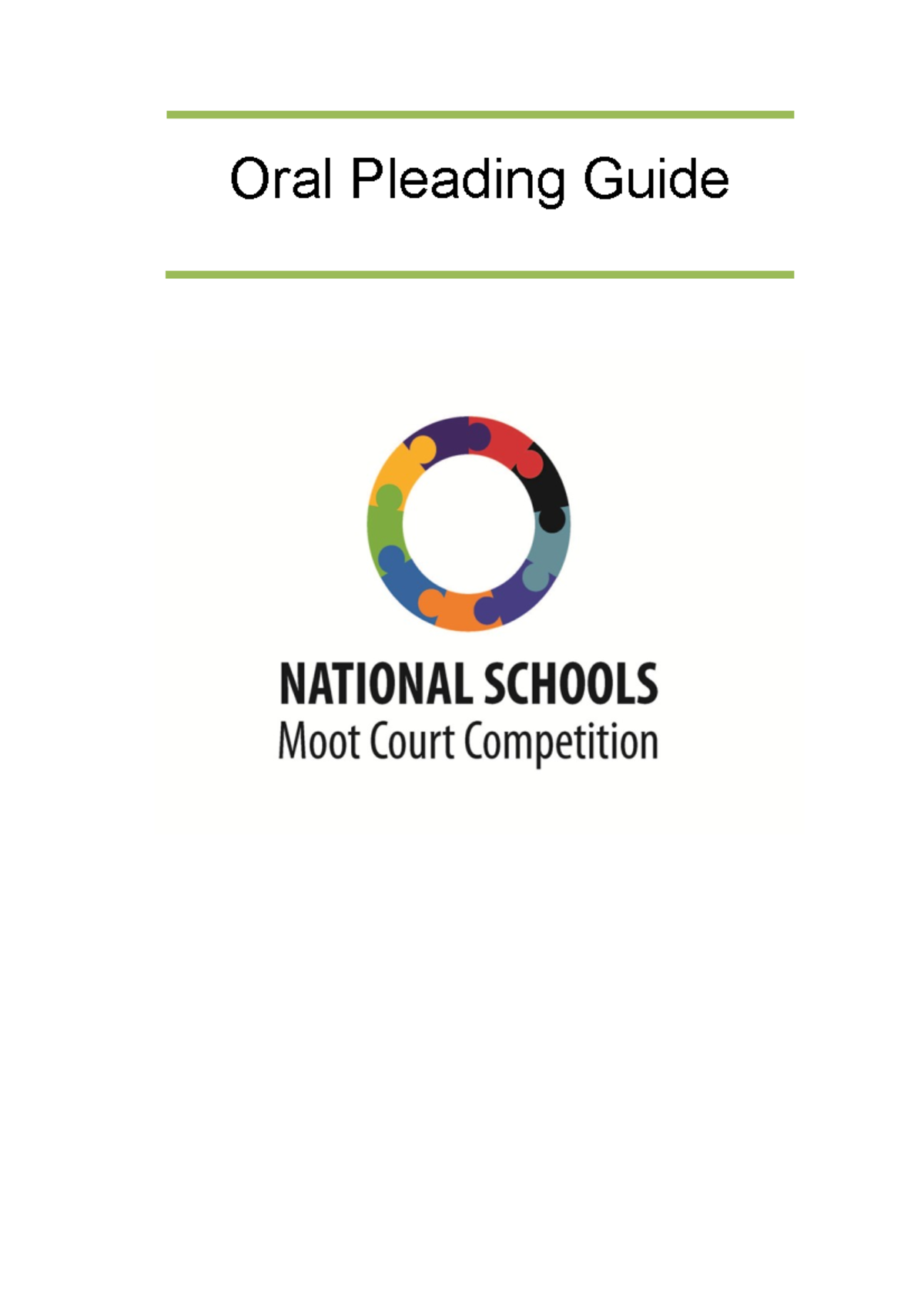 2018 oral pleading pack - Oral Pleading Guide Table of Contents Judges ...