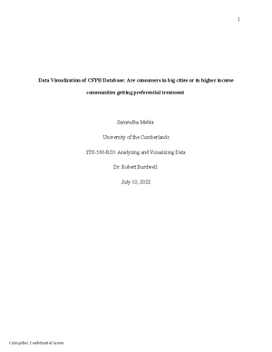 [Solved] please help me Select any example visualization or infographic - Analyzing ...