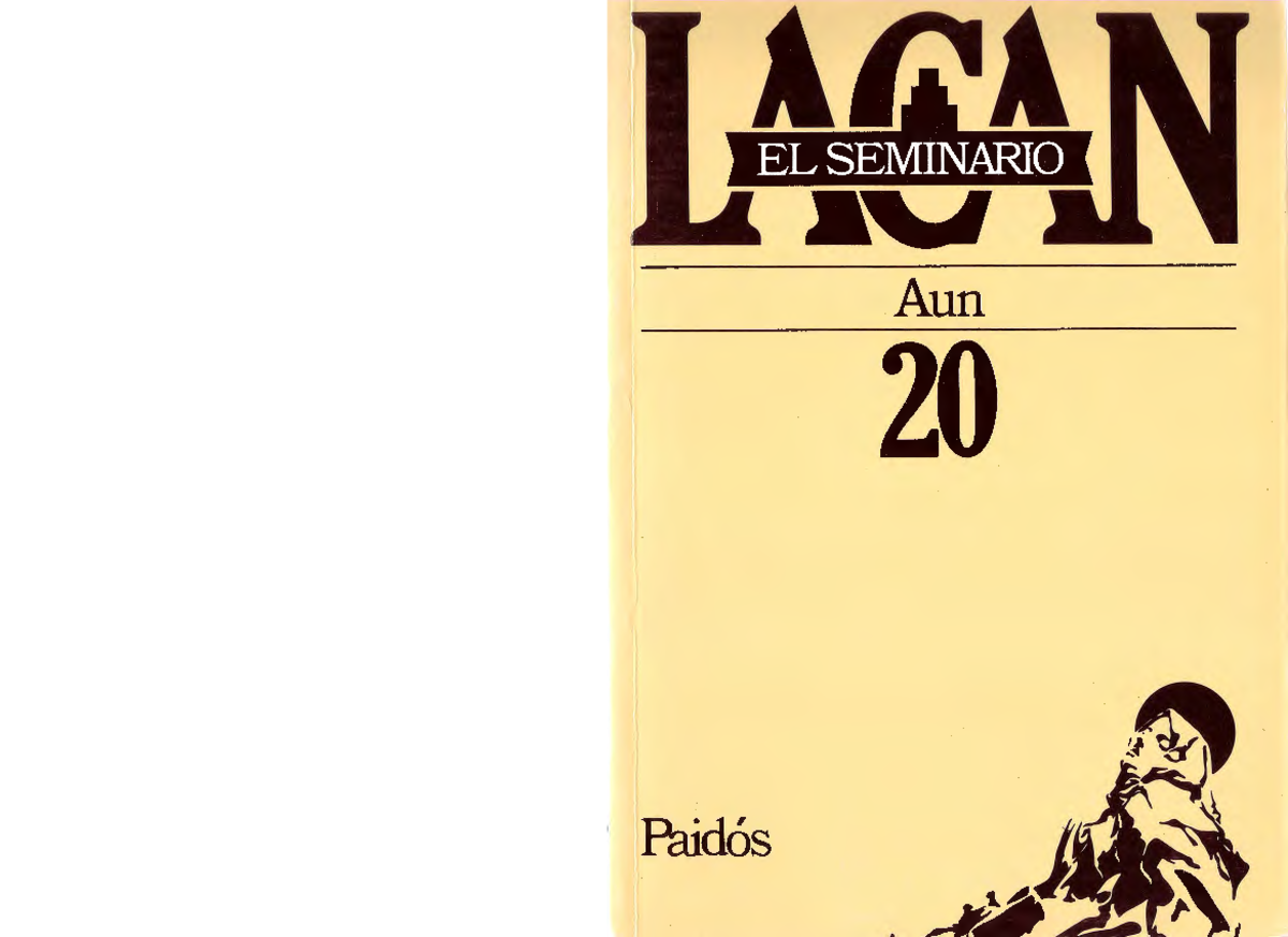 Seminario 20. Encore. J. Lacan - EL SEMINARIO DE JACQUES LA CAN ...