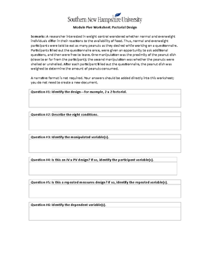 Scs502 module three observational study worksheet - SCS 502 Module ...
