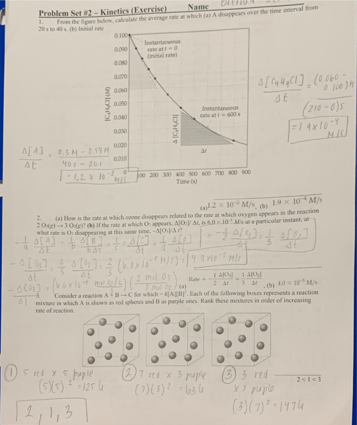 Problem Set #2 - CHE 112 - Studocu
