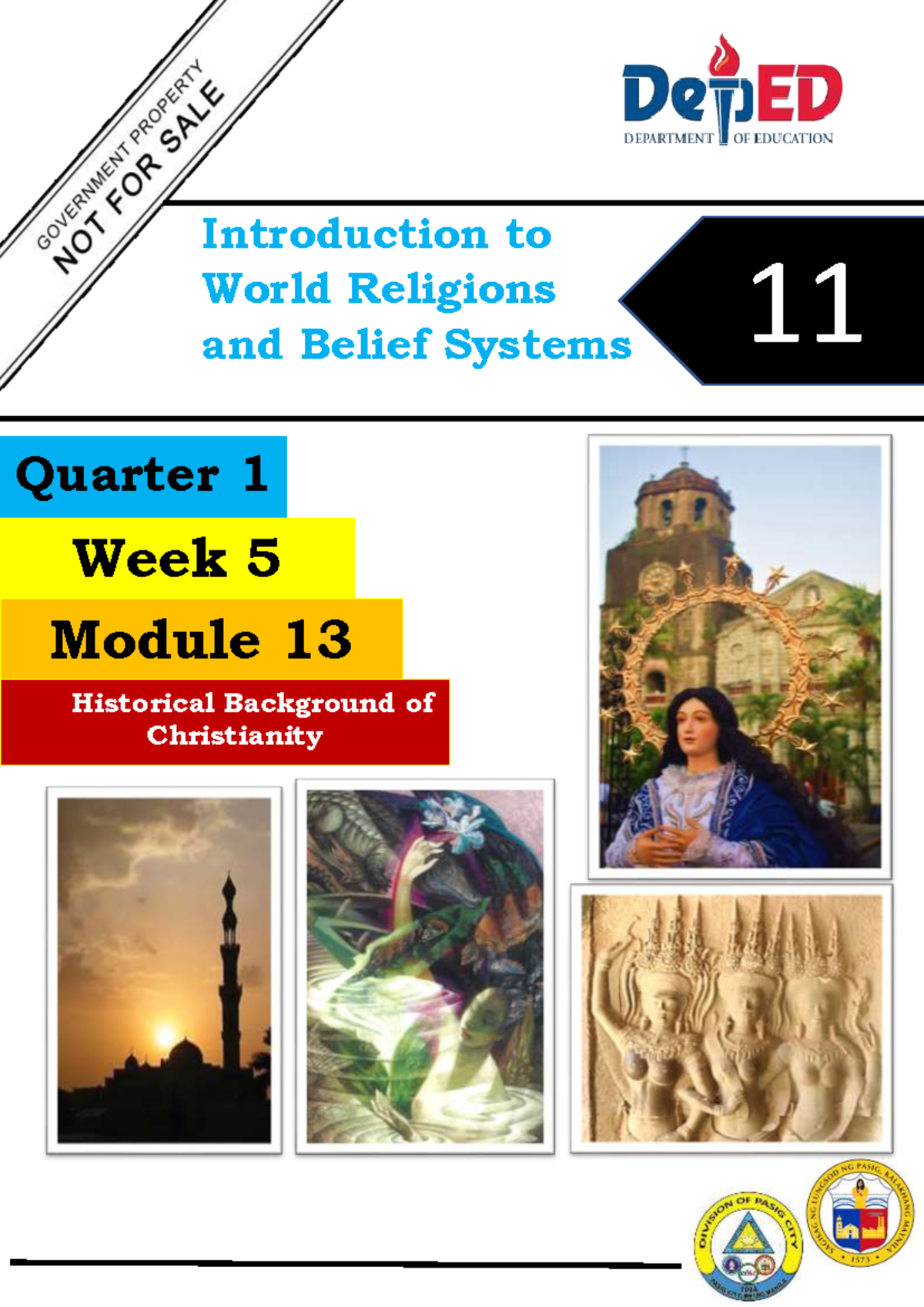 Iwrbs 11-Q1-M13 - its a module - Introduction to World Religions and Belief Systems 11 Quarter 1 ...