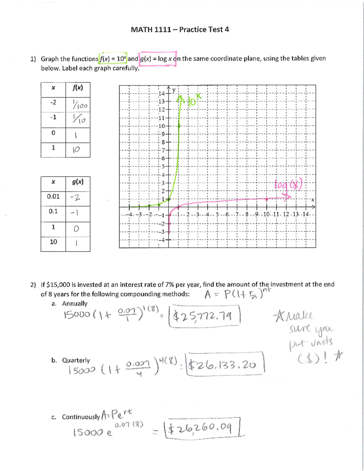 1111 - Study this and you will be successful in Math1111 with McInnis ...