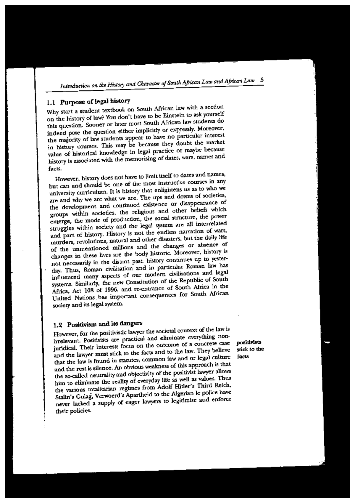 P5 - Notes of Historical foundation of SA law - CRW2602 - Studocu