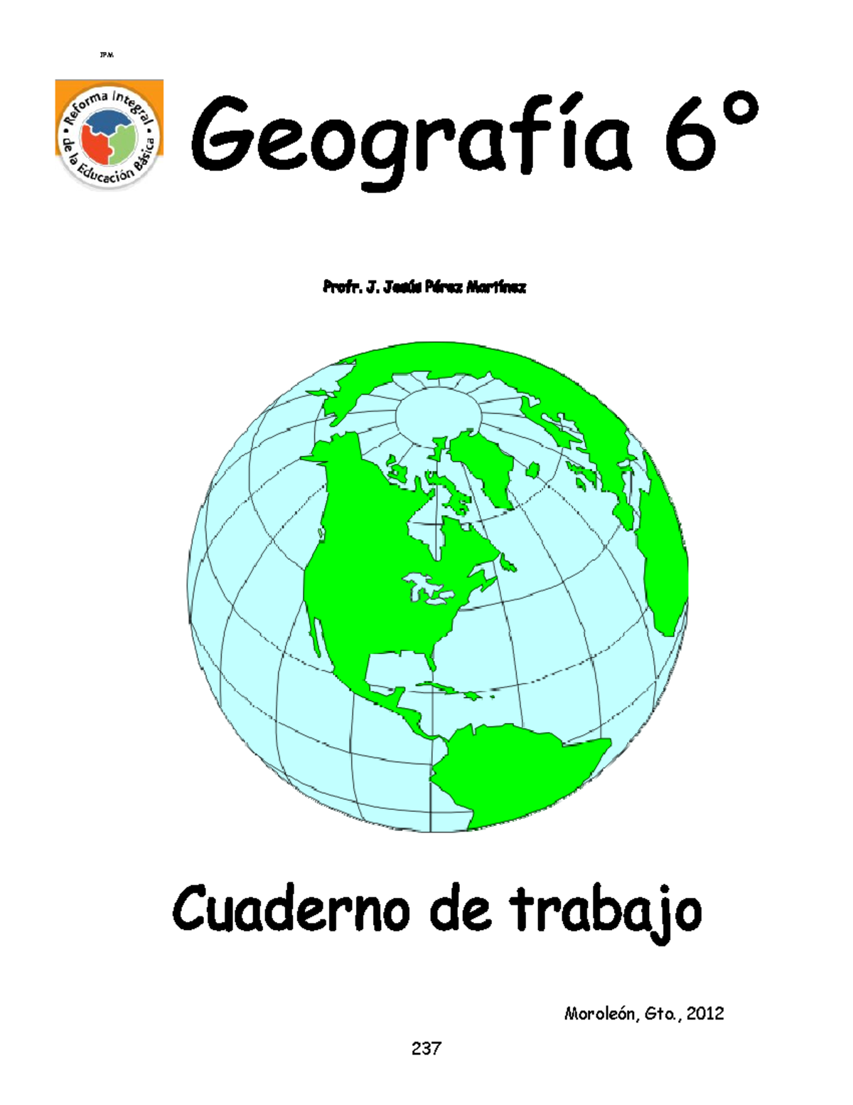05 Geografía 6° 2012-2013 - Moroleón, Gto., REGIONES CONTINENTALES (L ...