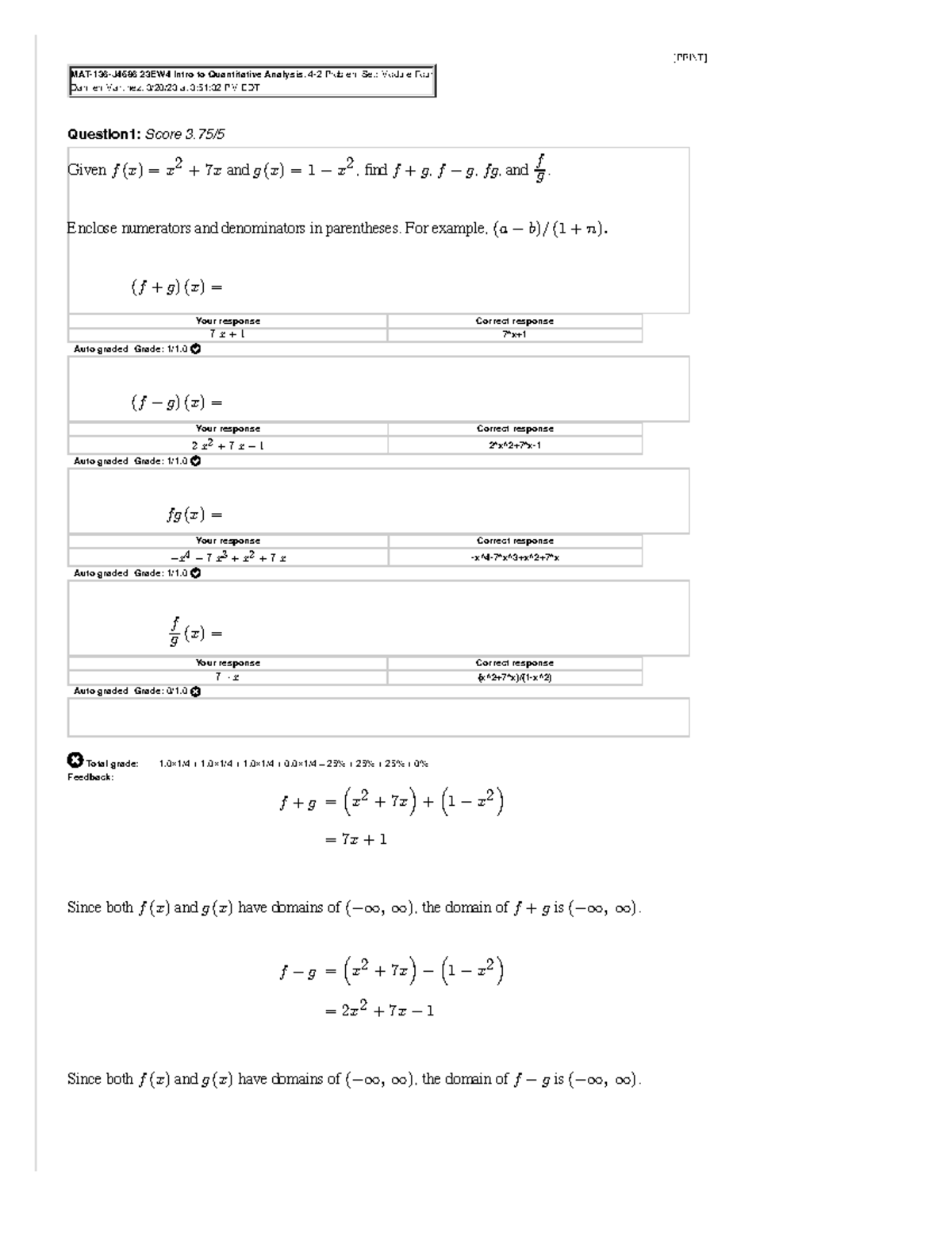 Southern New Hampshire University - 4-2 Problem Set: Module Four ...