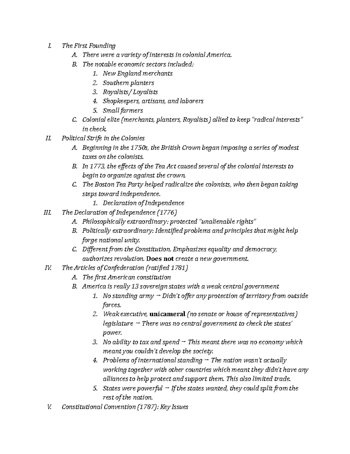 8 25-27 The First Founding - I. The First Founding A. There were a ...