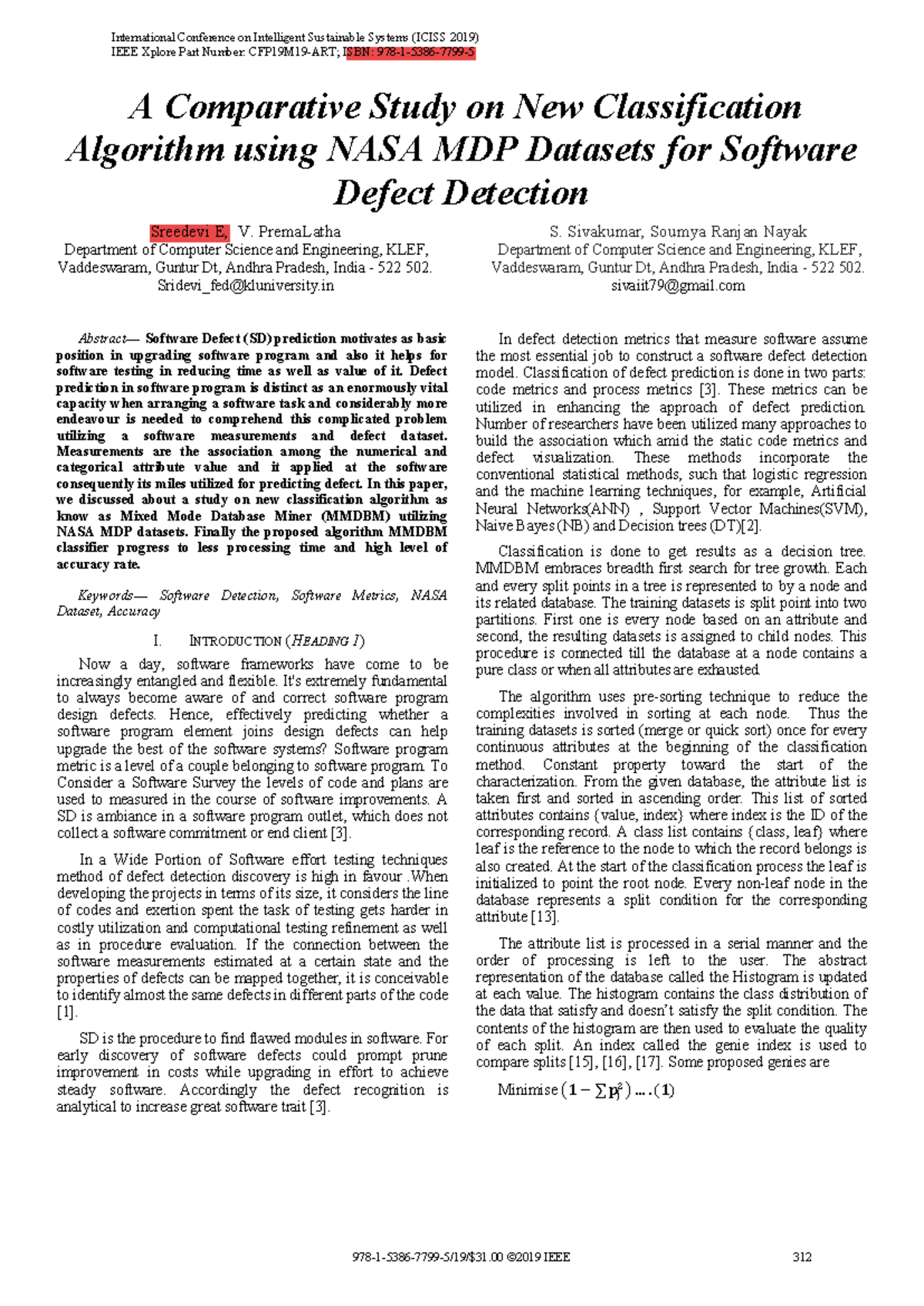 Paper 6 2019 - A Comparative Study on New Classification Algorithm ...
