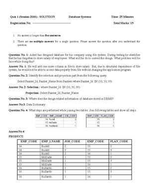 Advance Database Assignment - Advanced Database Faculty of Computing and Informatics Submission ...