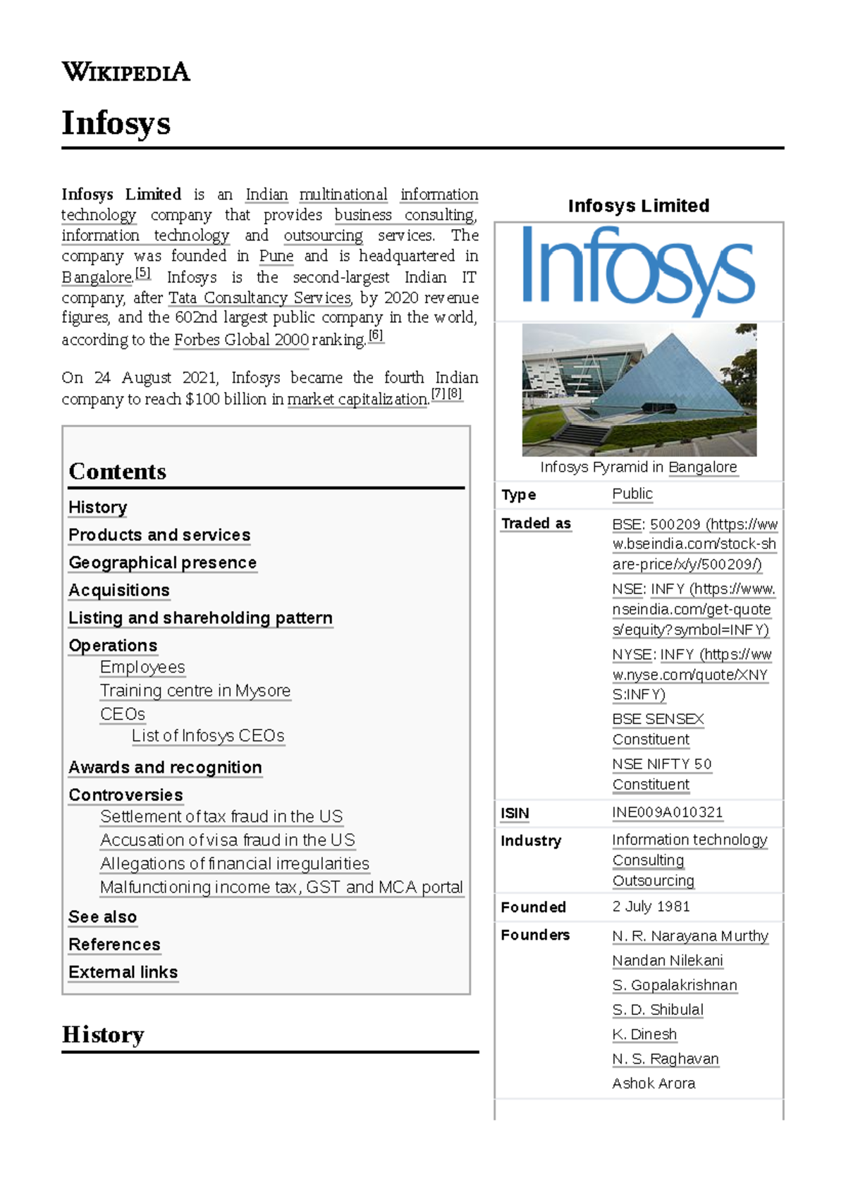 Infosys - impoortnt - Infosys Limited Infosys Pyramid in Bangalore Type ...