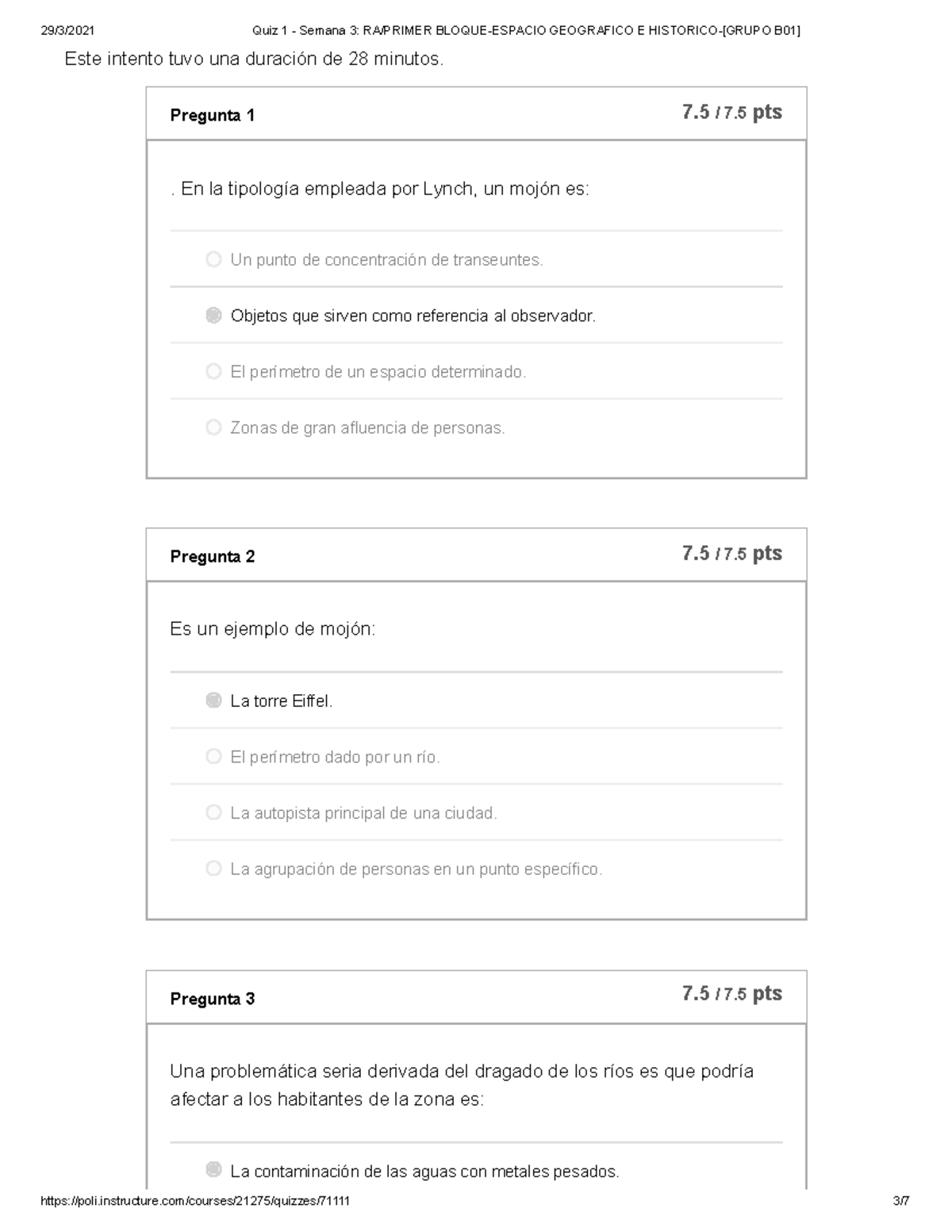 Quiz 1 - Semana 3 RA Primer Bloque- Espacio Geografico E Historico ...