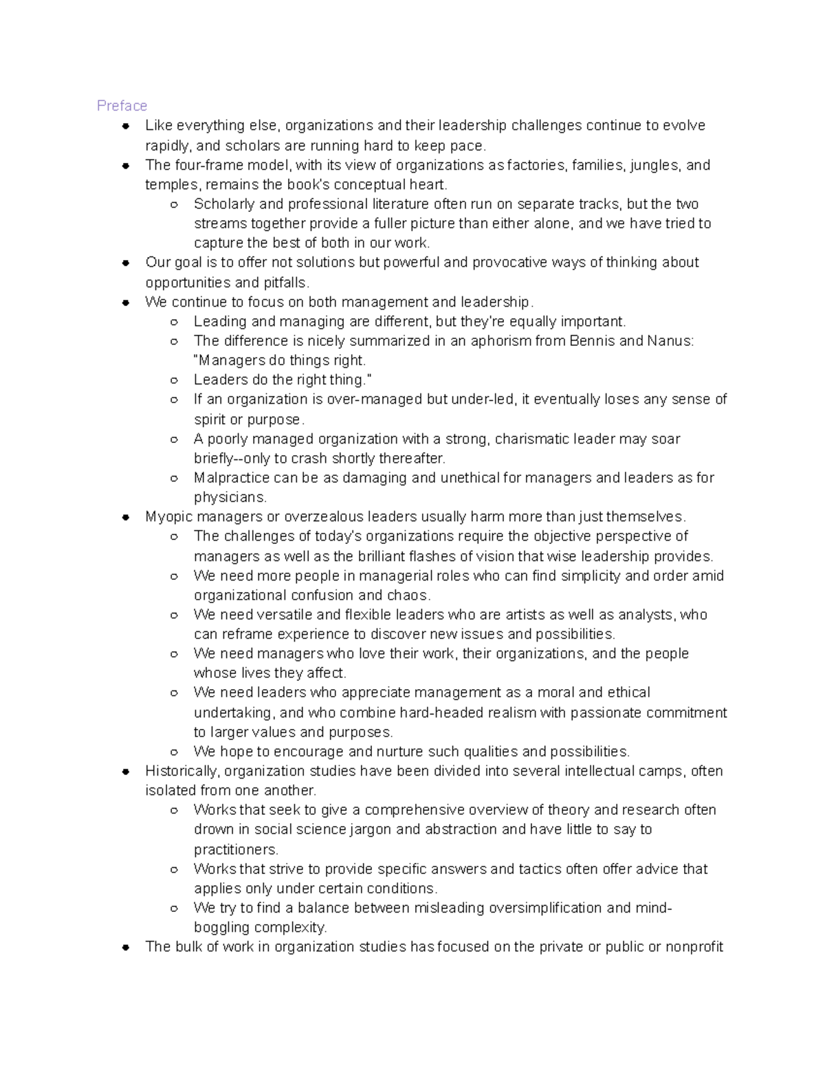 Chapter 1 Reading Notes (M1) - Preface Like everything else ...
