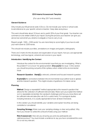 ESS Paper 2 Past Paper Questions - ESS Paper 2 Past Paper Questions ...