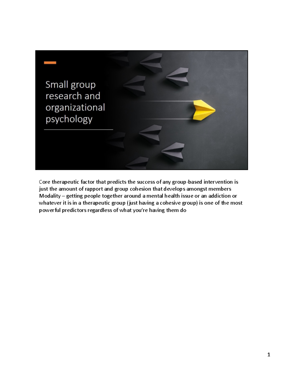 Week+10+Small+group+research+and+organizational+psychology posted ...