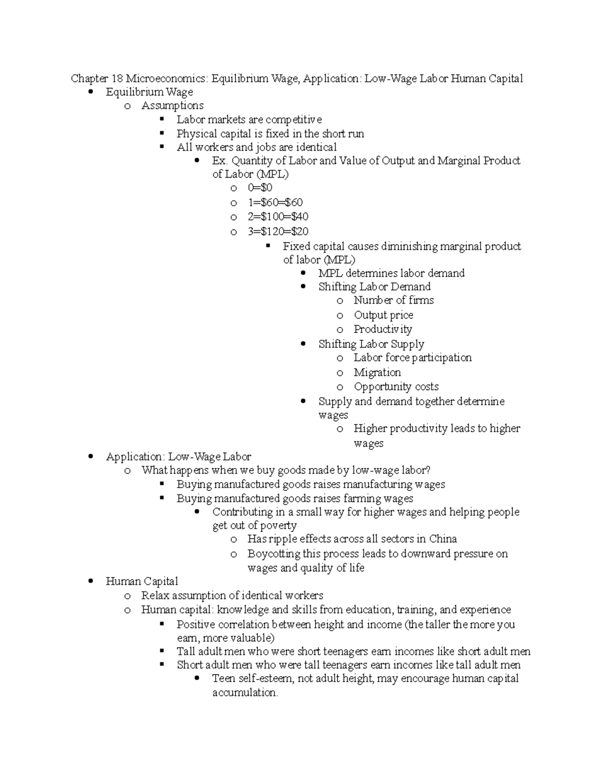 Chapter 18 - Professor Lin - Chapter 18 Microeconomics: Equilibrium ...