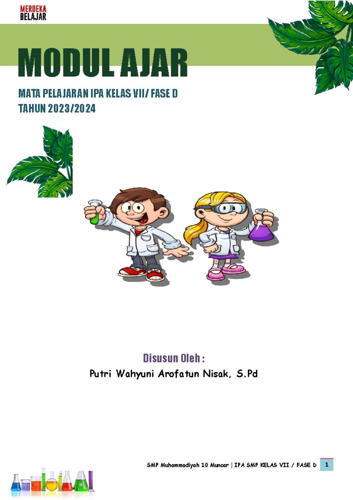 Modul AJAR IPA Kelas 7 - M0DUL AJAR MATA PELAJARAN IPA KELAS VII/ FASE ...