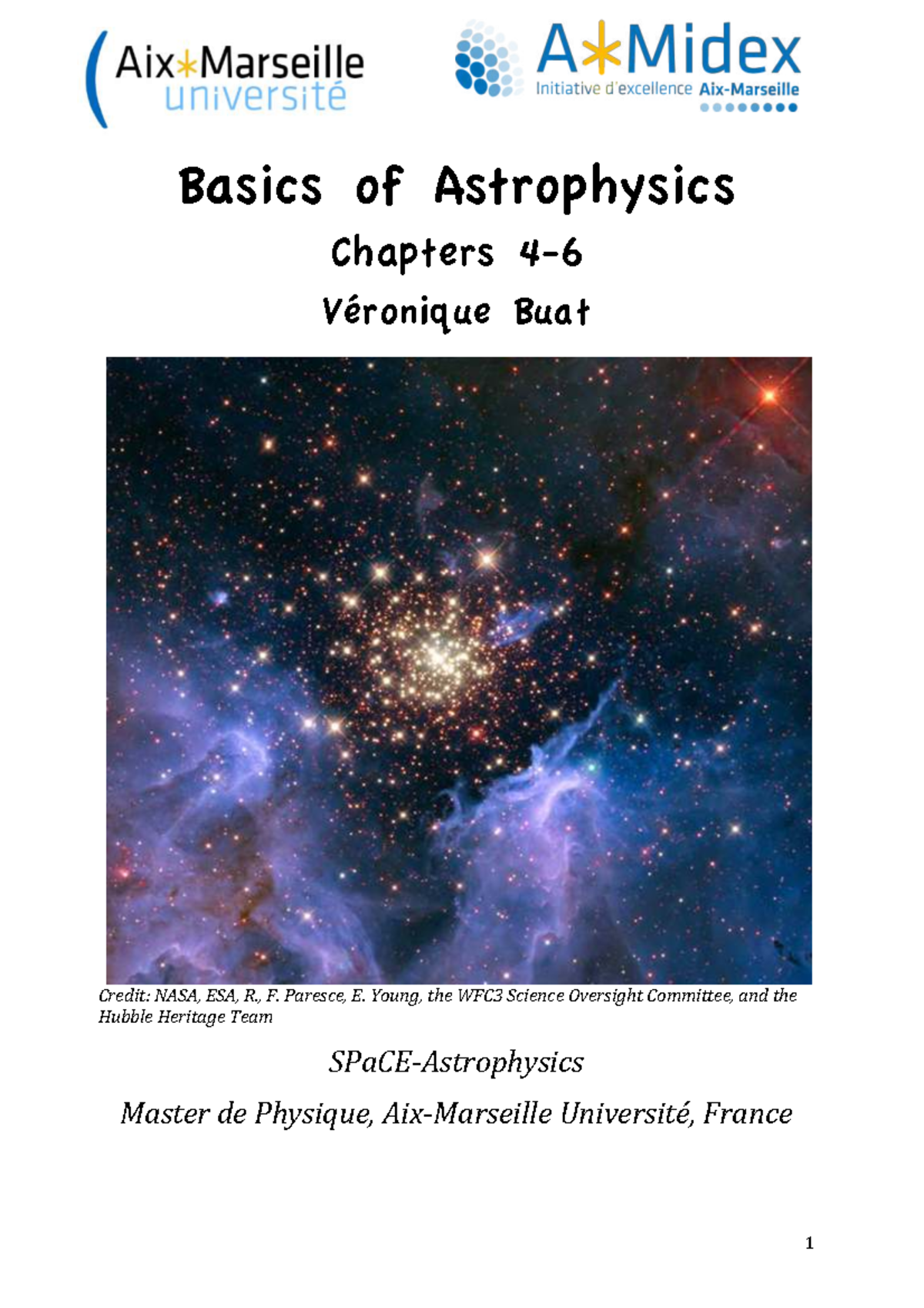 Basics of Astrophysics, Véronique Buat - Basics of Astrophysics ...
