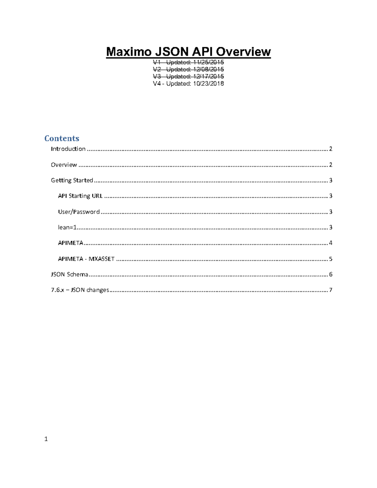 Maximo JSON API Overview - - Studocu